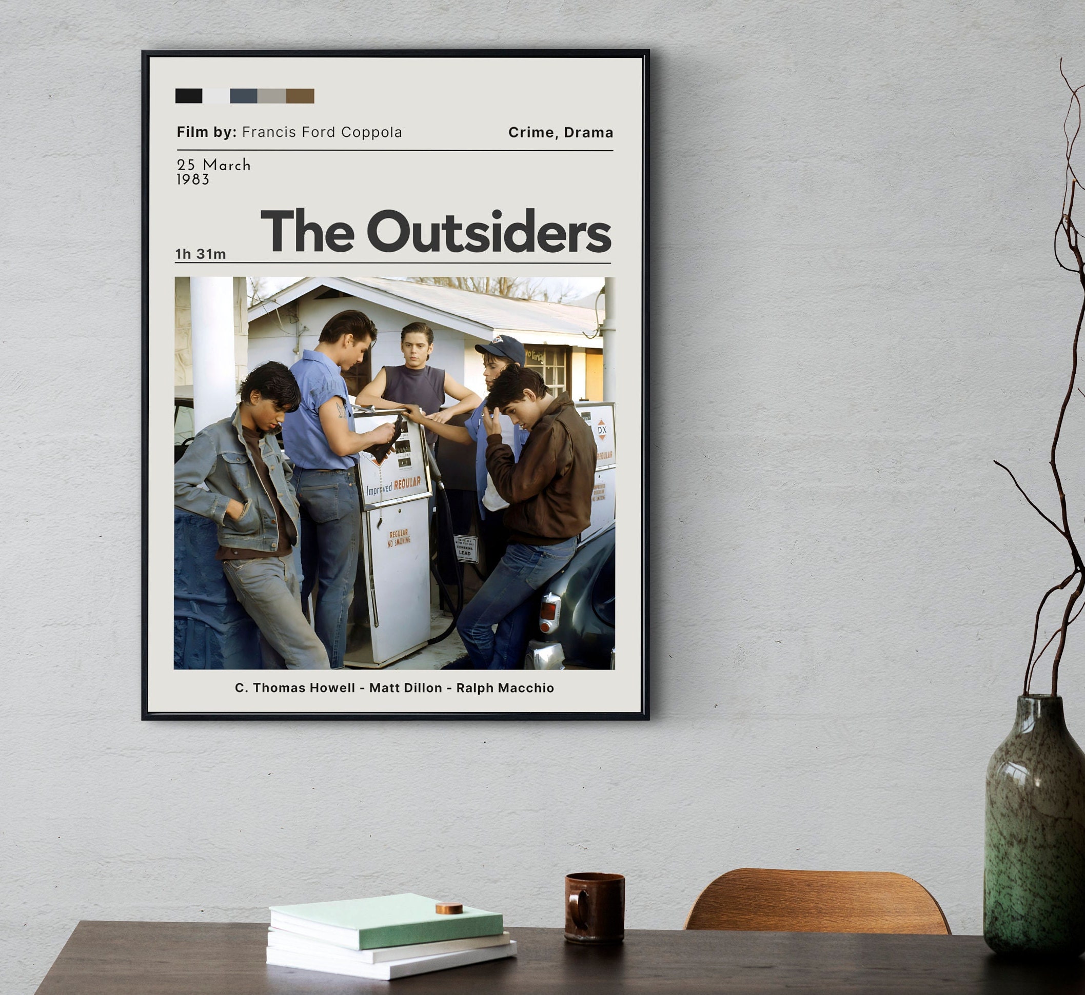 The Outsiders Movie Poster Movie Wall Decor Minimalist Movie - Etsy