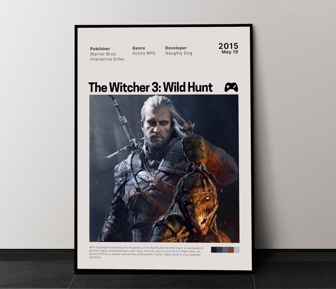 The Witcher 3. Wild Hunt Games Poster Games Wall Decor - Etsy