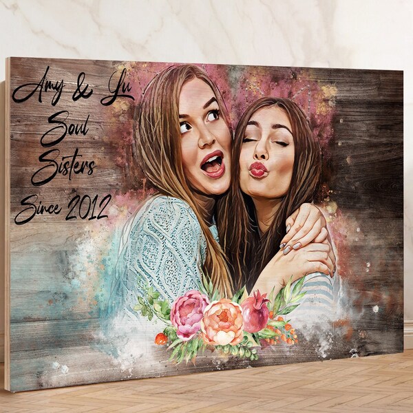 Best Friend Art - Etsy