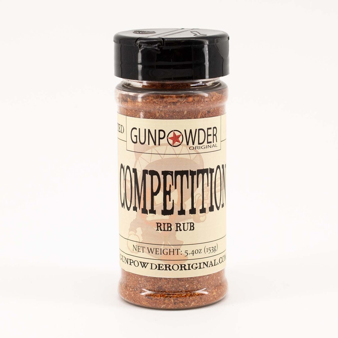 Gunpowder Original Competition Rib Rub Seasoning, Rib Seasoning ...