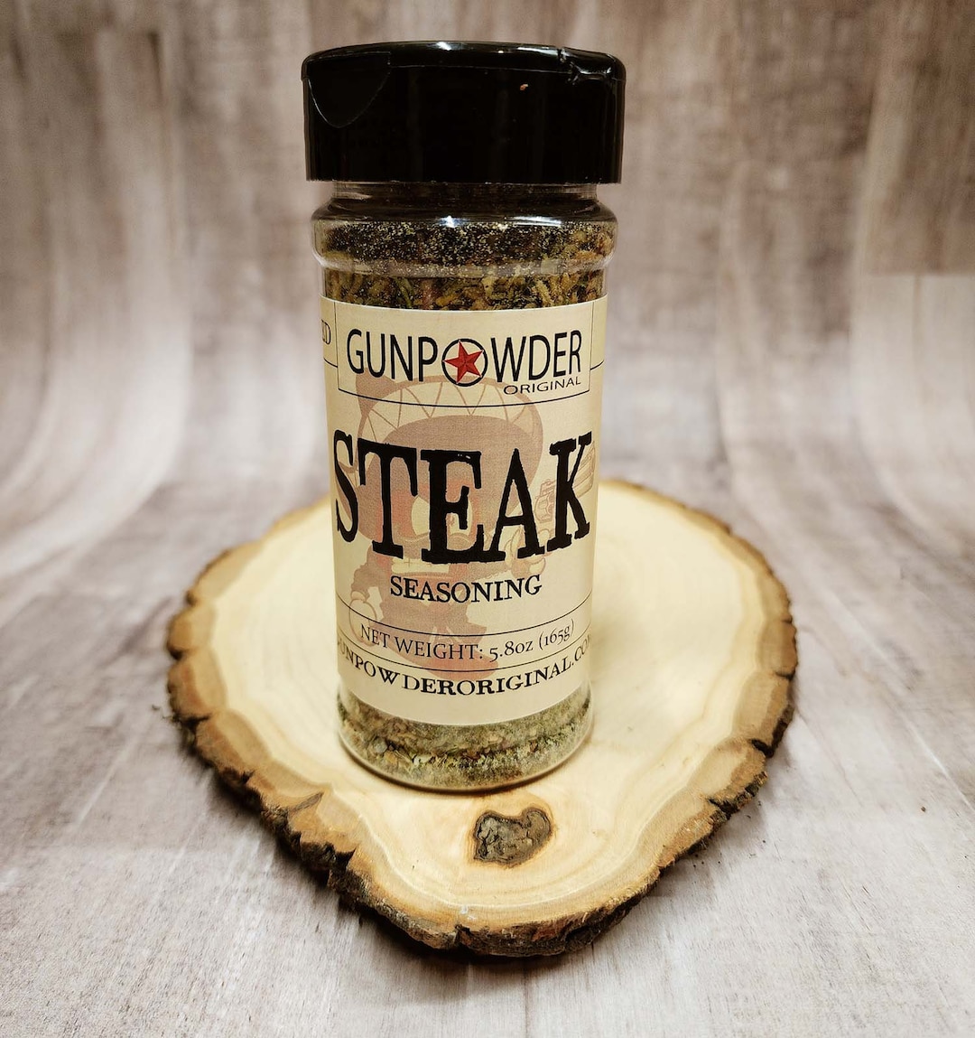 Gunpowder Original Steak Seasoning - Etsy