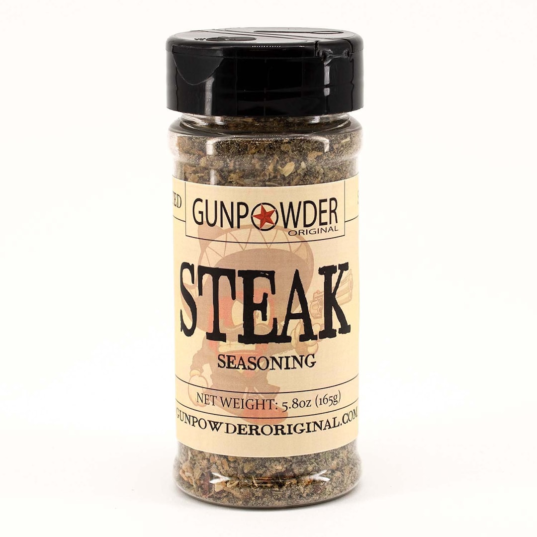 Gunpowder Original Steak Seasoning, Seasoning Blends, Seasonings ...