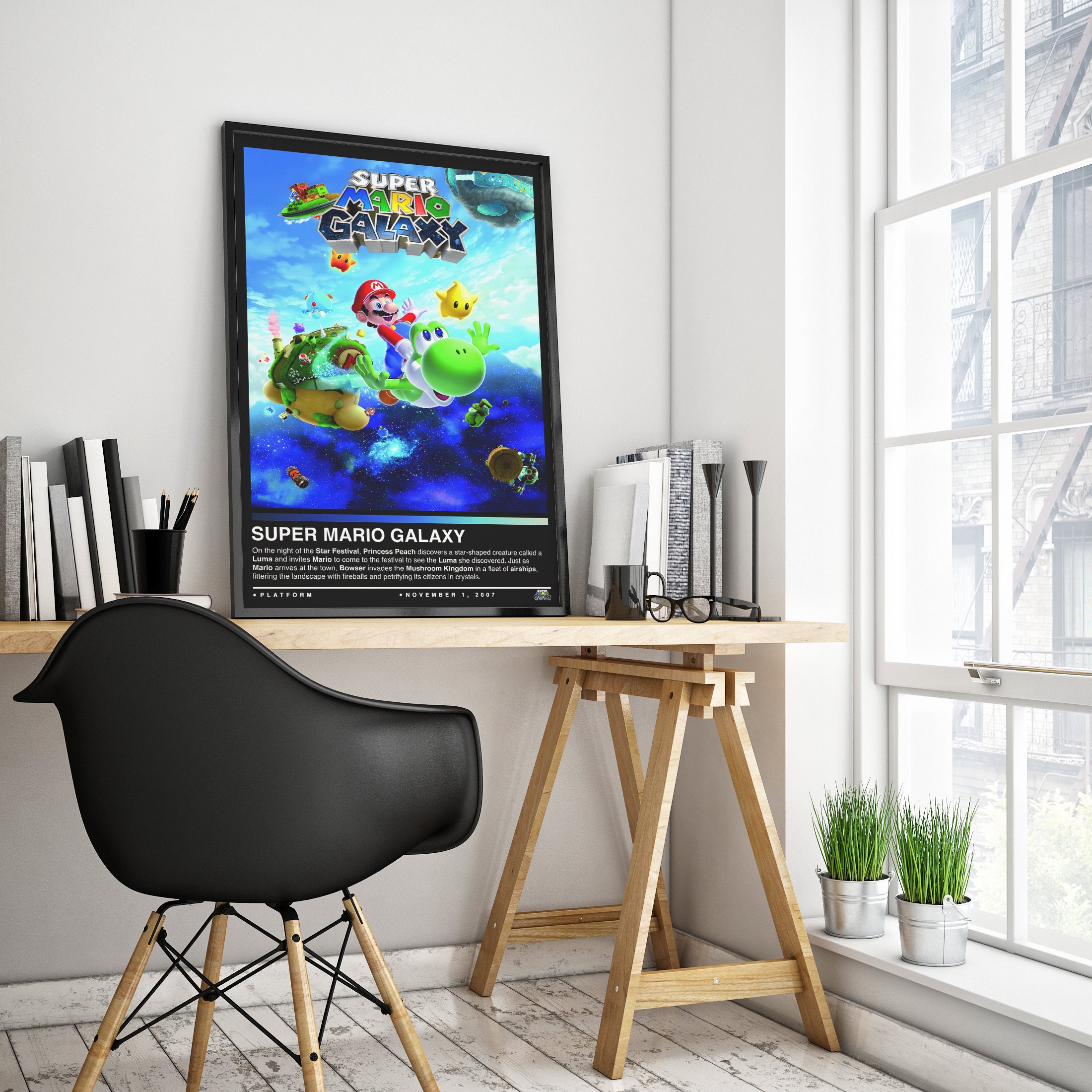 Super Mario Galaxy Poster, Gaming Poster sold by Brian Klein | SKU ...