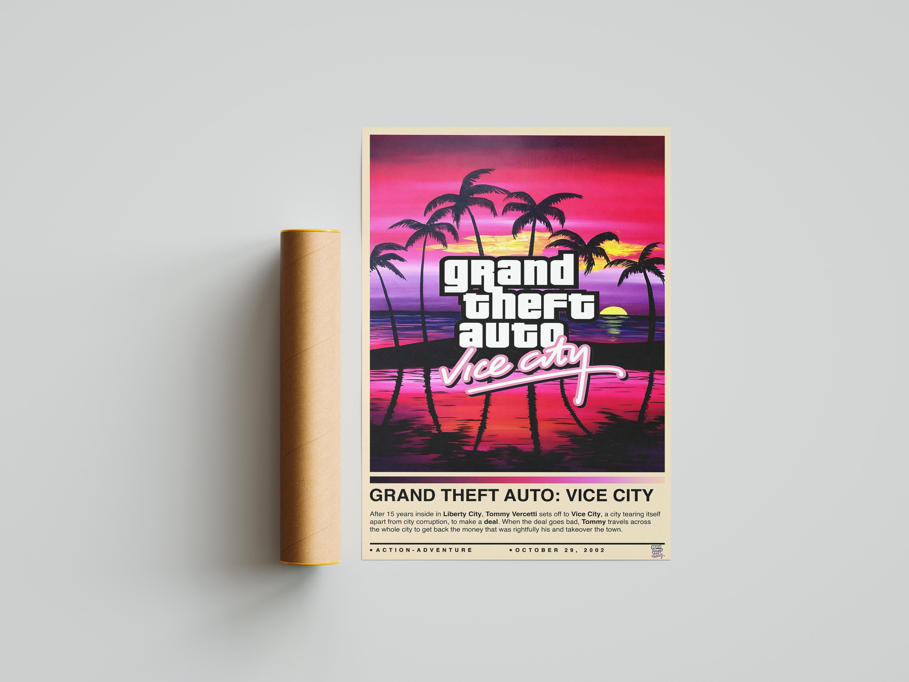 Grand Theft Auto Vice City Poster sold by Antonio Petit Cwirko ™ | SKU ...