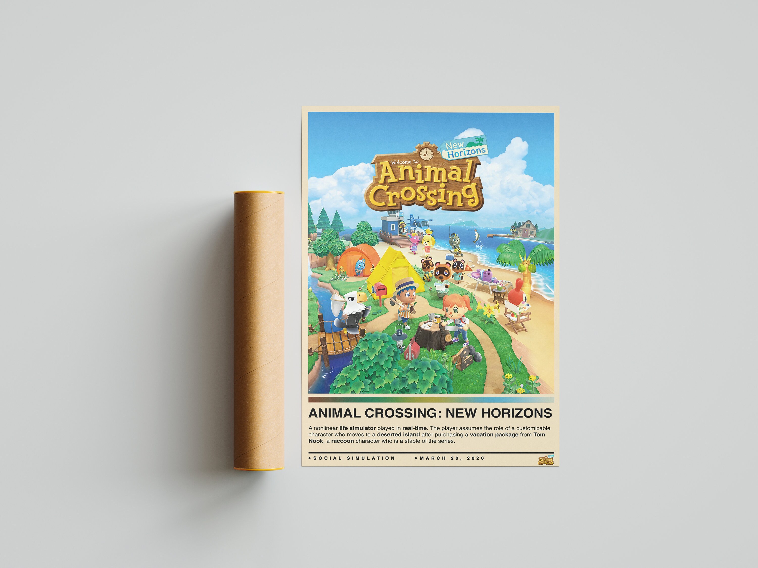 Animal Crossing New Horizons Poster sold by Ranice Black Elderly | SKU ...