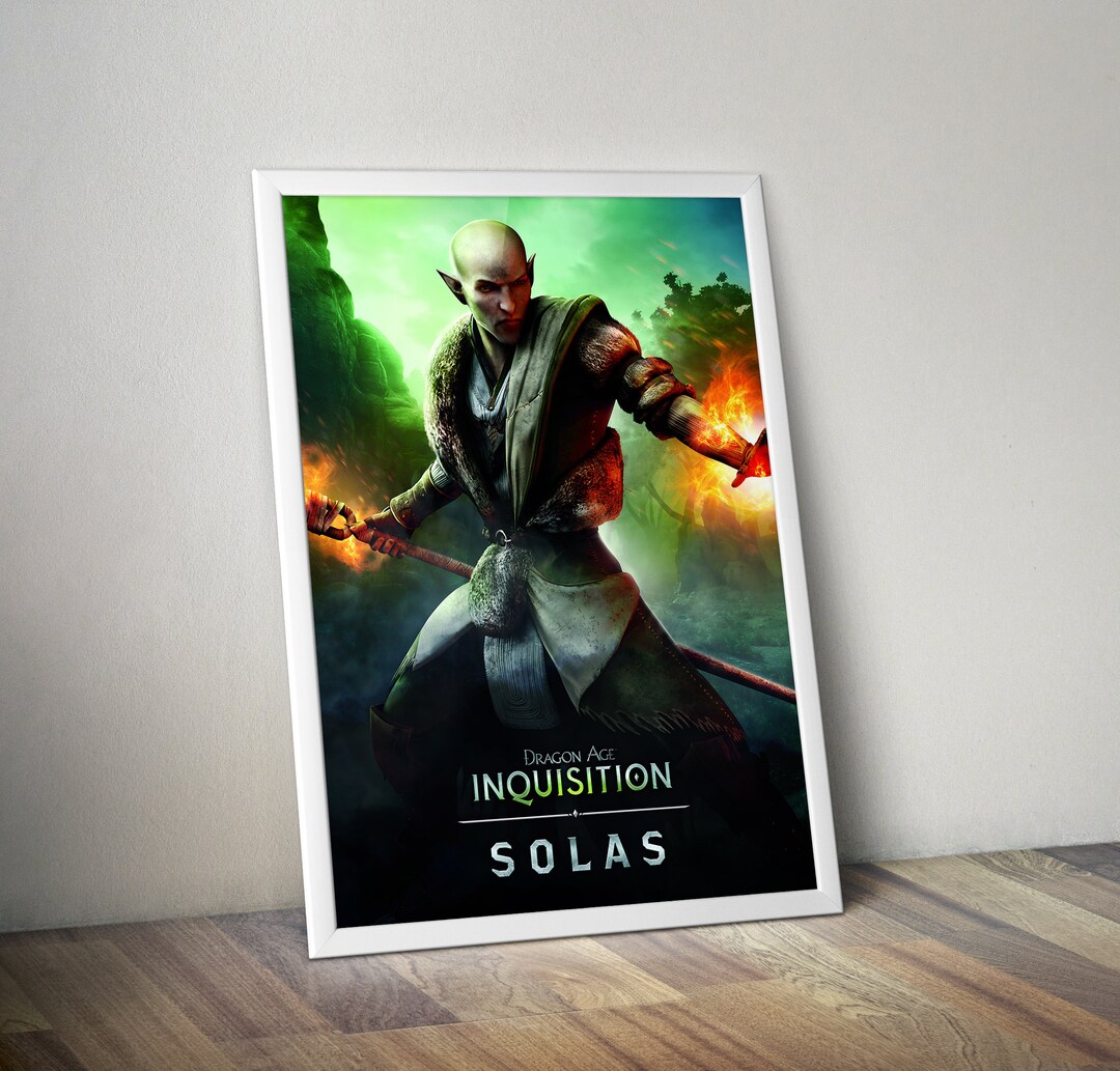 Dragon Age: Inquisition Poster Solas Poster Gaming Posters - Etsy