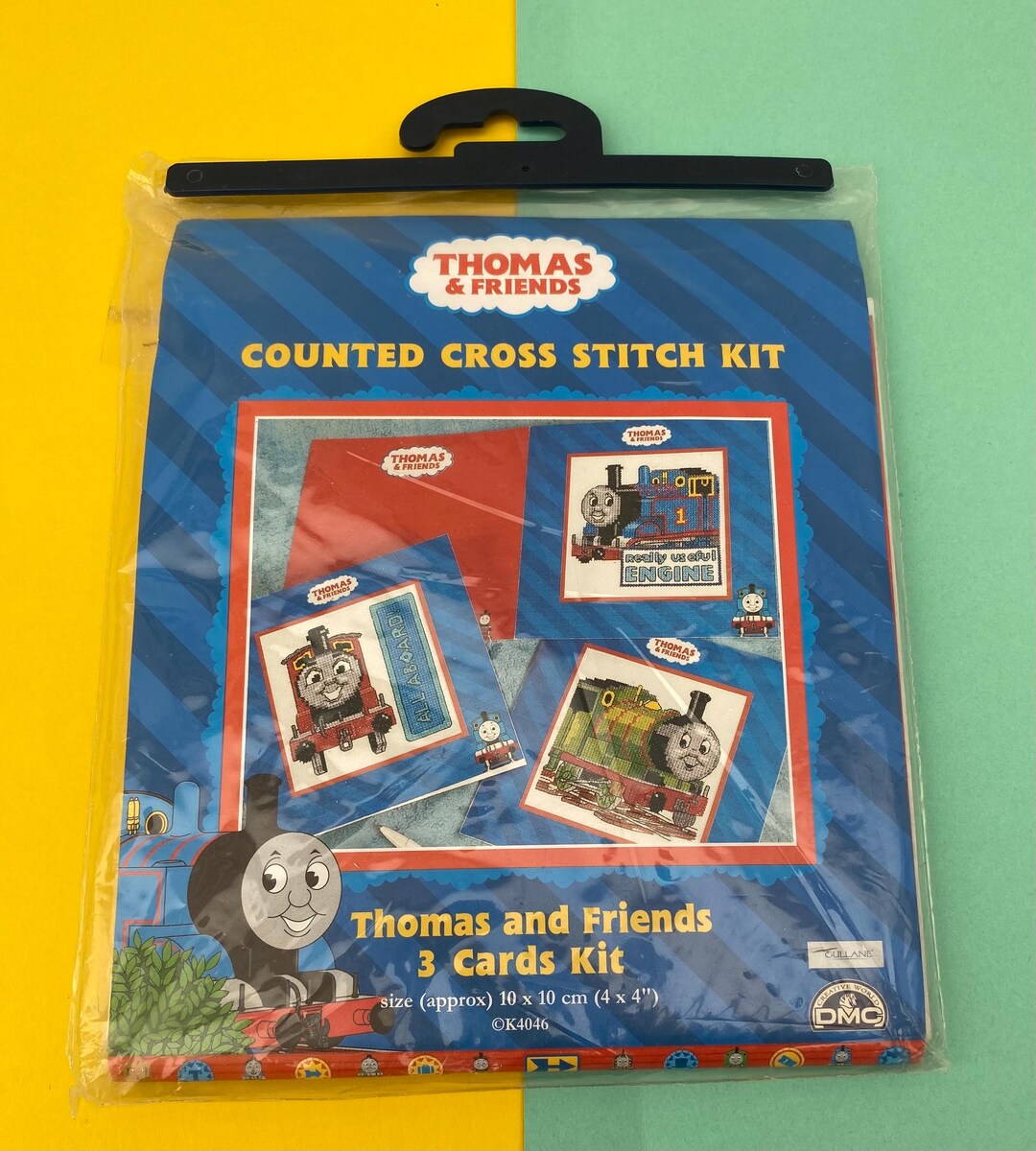 DMC Thomas & Friends Cross Stitch Card Kit - Etsy UK