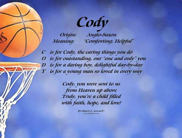 The Name Cody Means