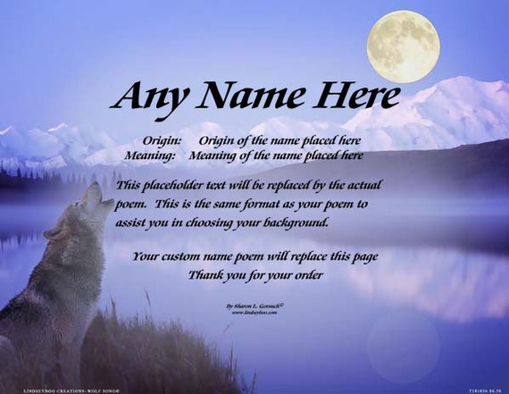 Wolf Poems
