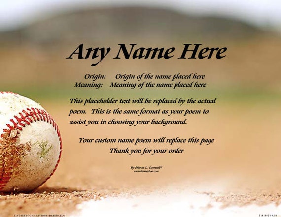 Concrete Poems About Baseball
