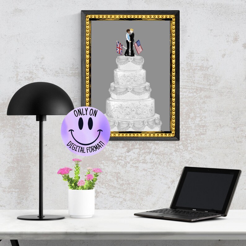 Red White & Royal Blue Fanart, Printable Poster, Wedding Cake, Movie ...