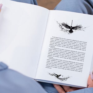Etheric Raven Header Chapter | Decorative Headers, Chapter Graphics ...