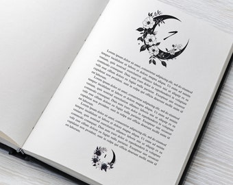 Mystical Moon Chapter Number Set - Chapter Graphics for Self Published ...