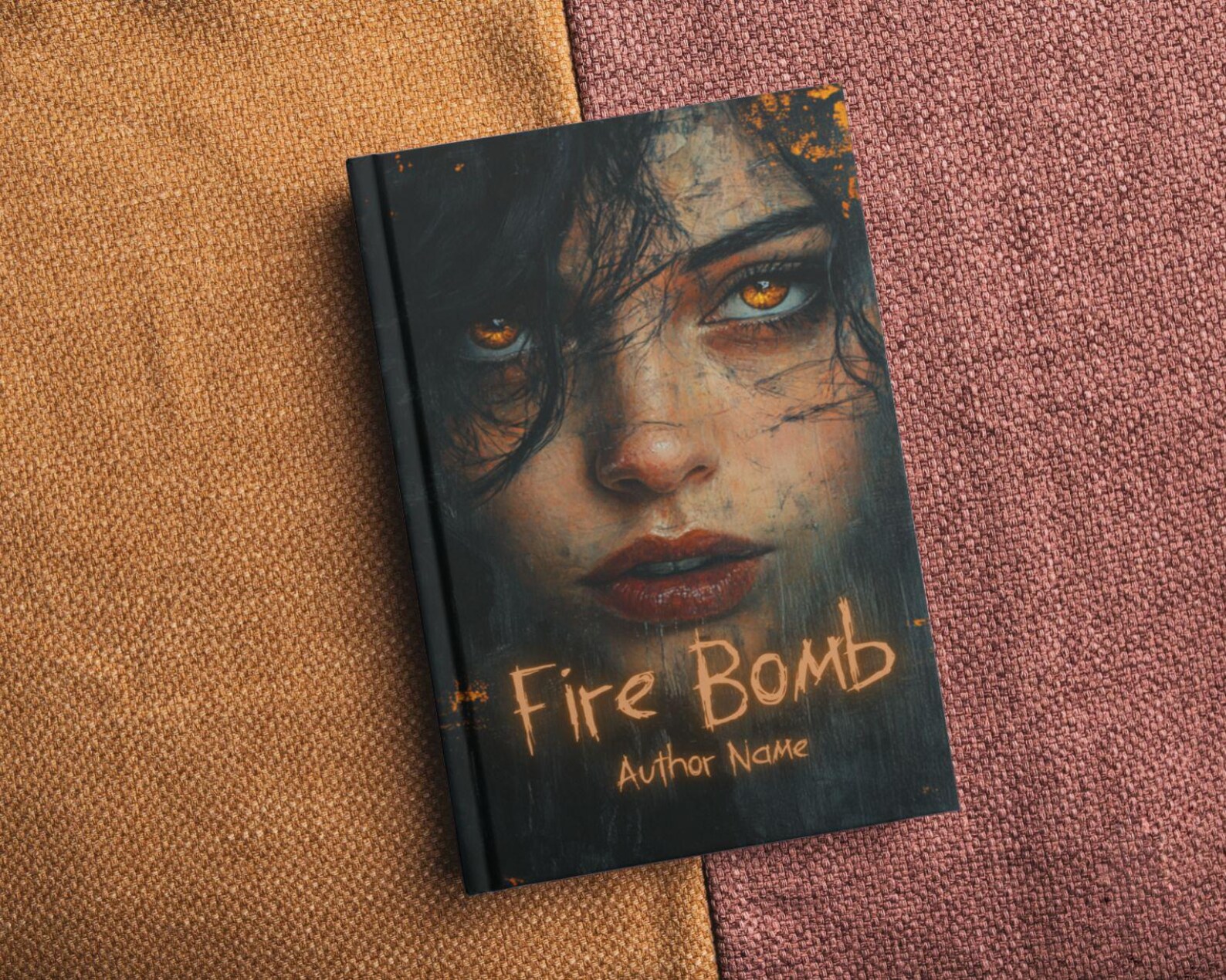Fire Bomb | Book Cover Premade | Fantasy, Supernatural | Custom Book ...