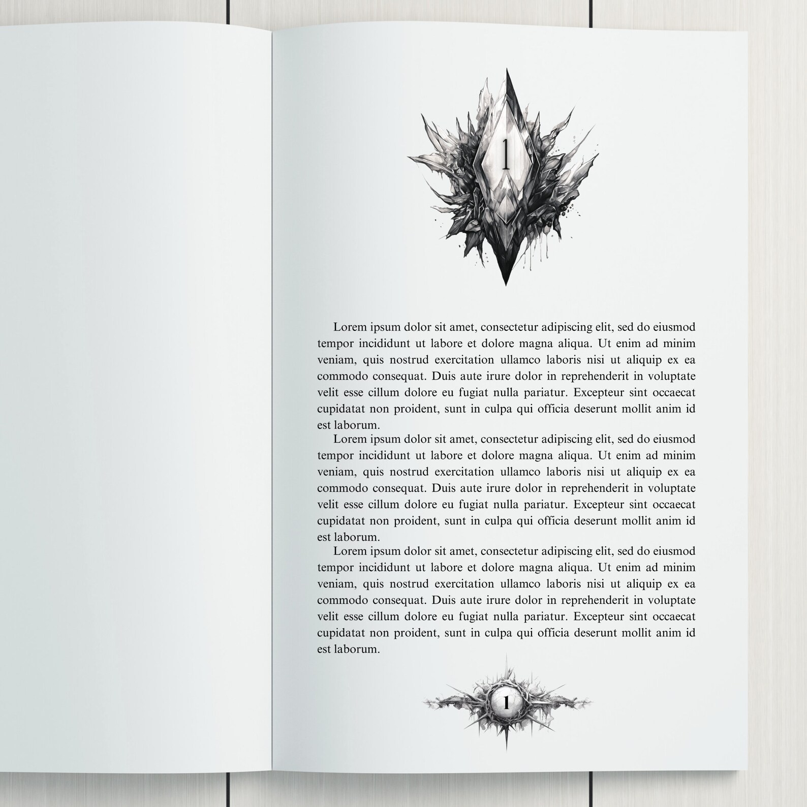 Dark Crystal Header Chapter | Decorative Headers, Chapter Graphics ...