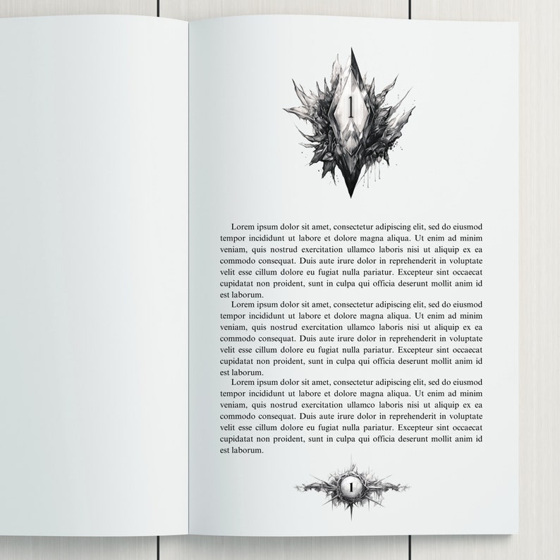 Dark Crystal Header Chapter | Decorative Headers, Chapter Graphics ...