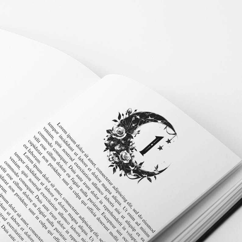 Fantasy Moon Chapter Header | Decorative Headers, Chapter Graphics ...
