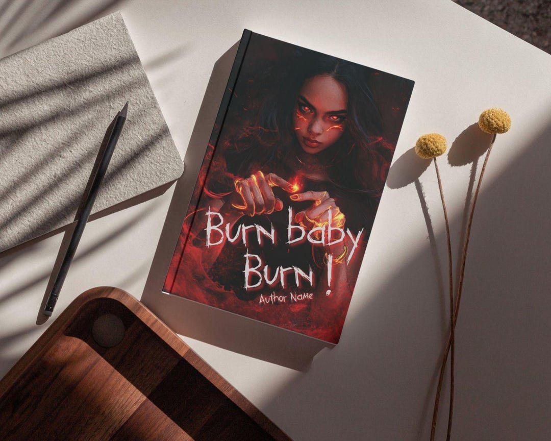 Burn, Baby Burn! | Book Cover Premade | Urban Fantasy, Supernatural ...