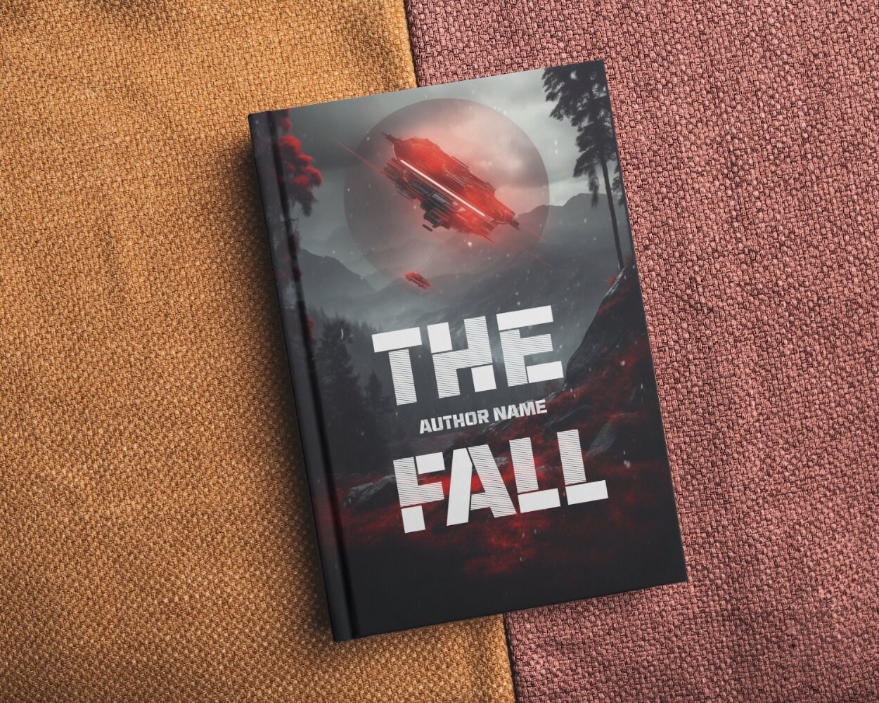 Book Cover Sci-fi & Dystopia | Custom Book Cover, Hardback Book Cover ...