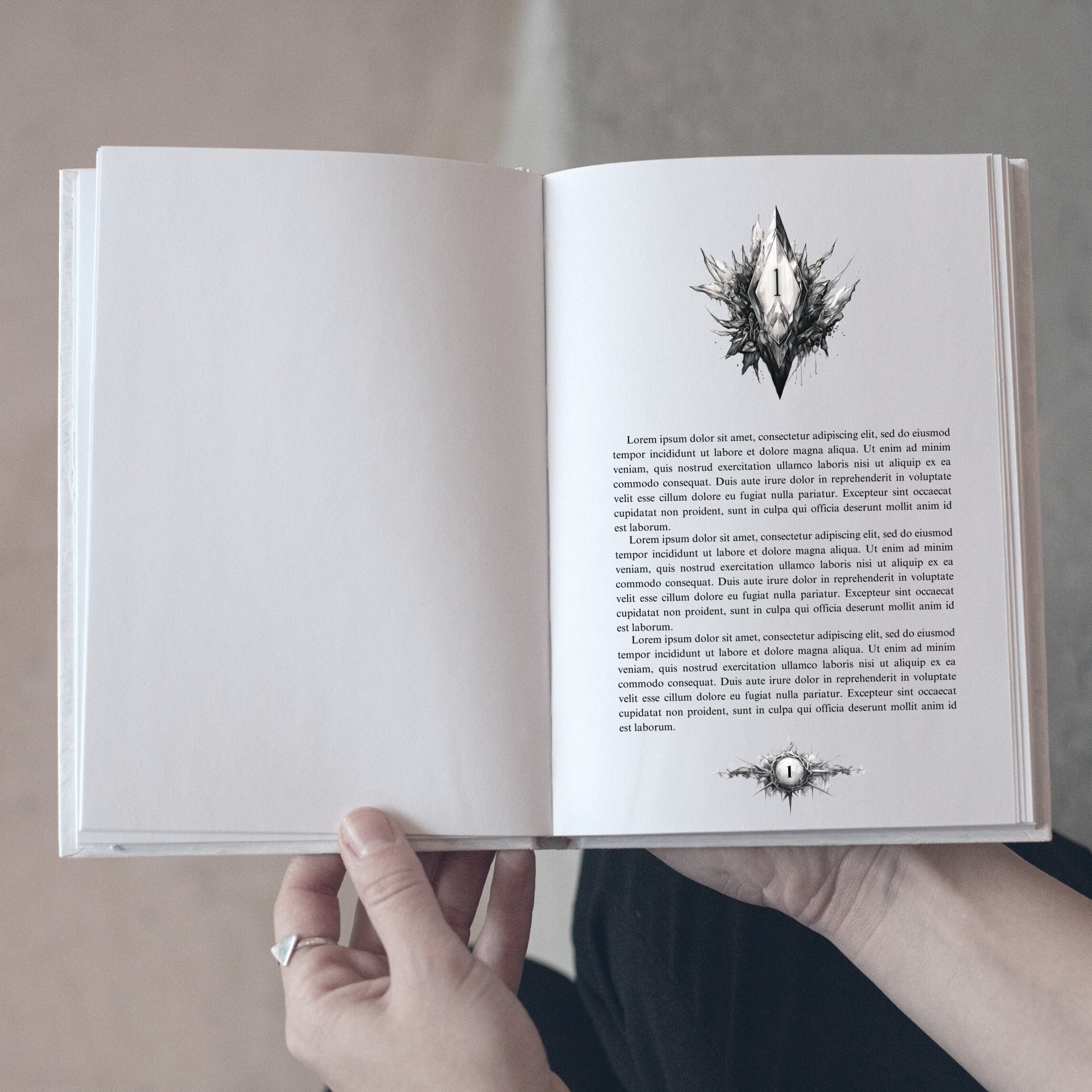 Dark Crystal Header Chapter | Decorative Headers, Chapter Graphics ...