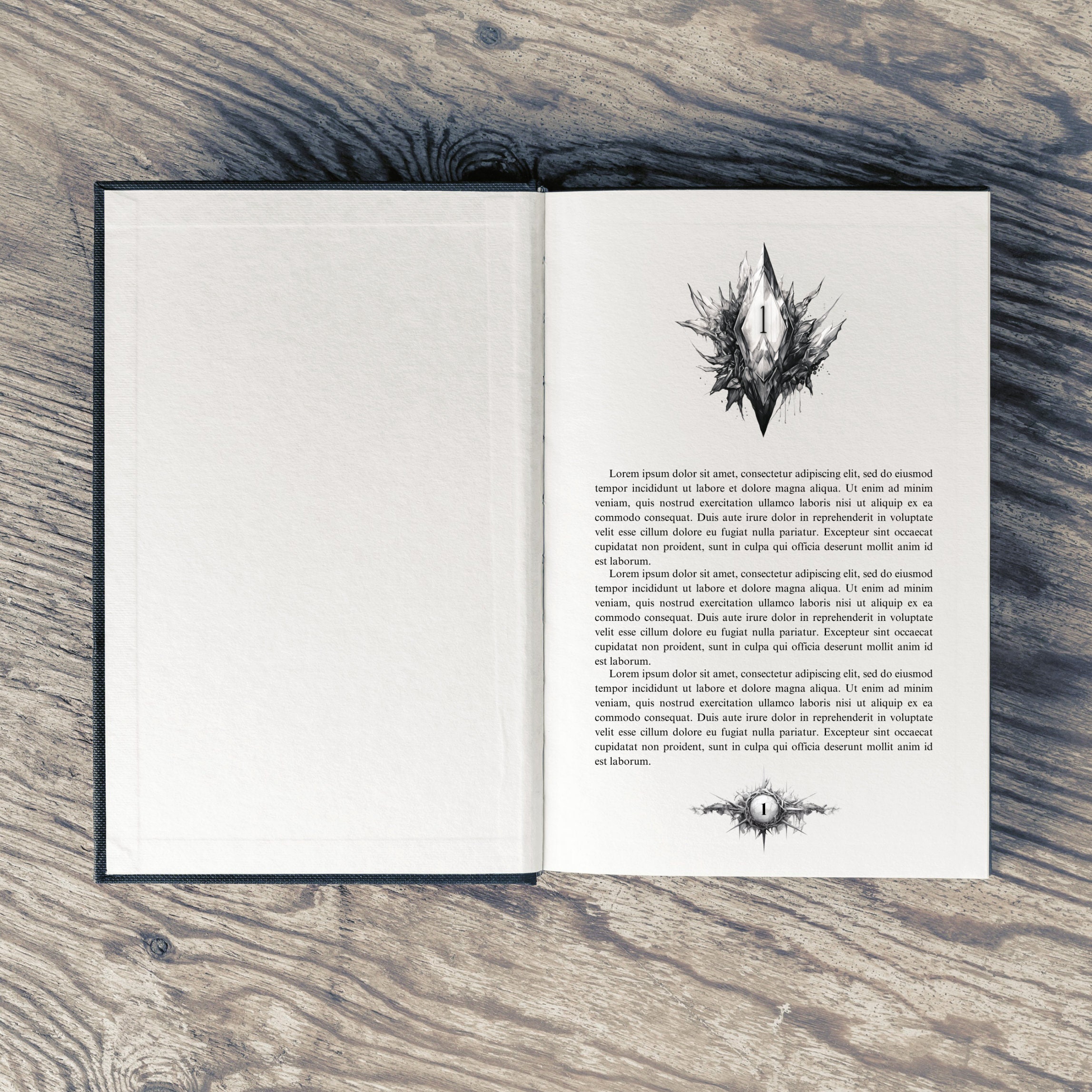 Dark Crystal Header Chapter | Decorative Headers, Chapter Graphics ...