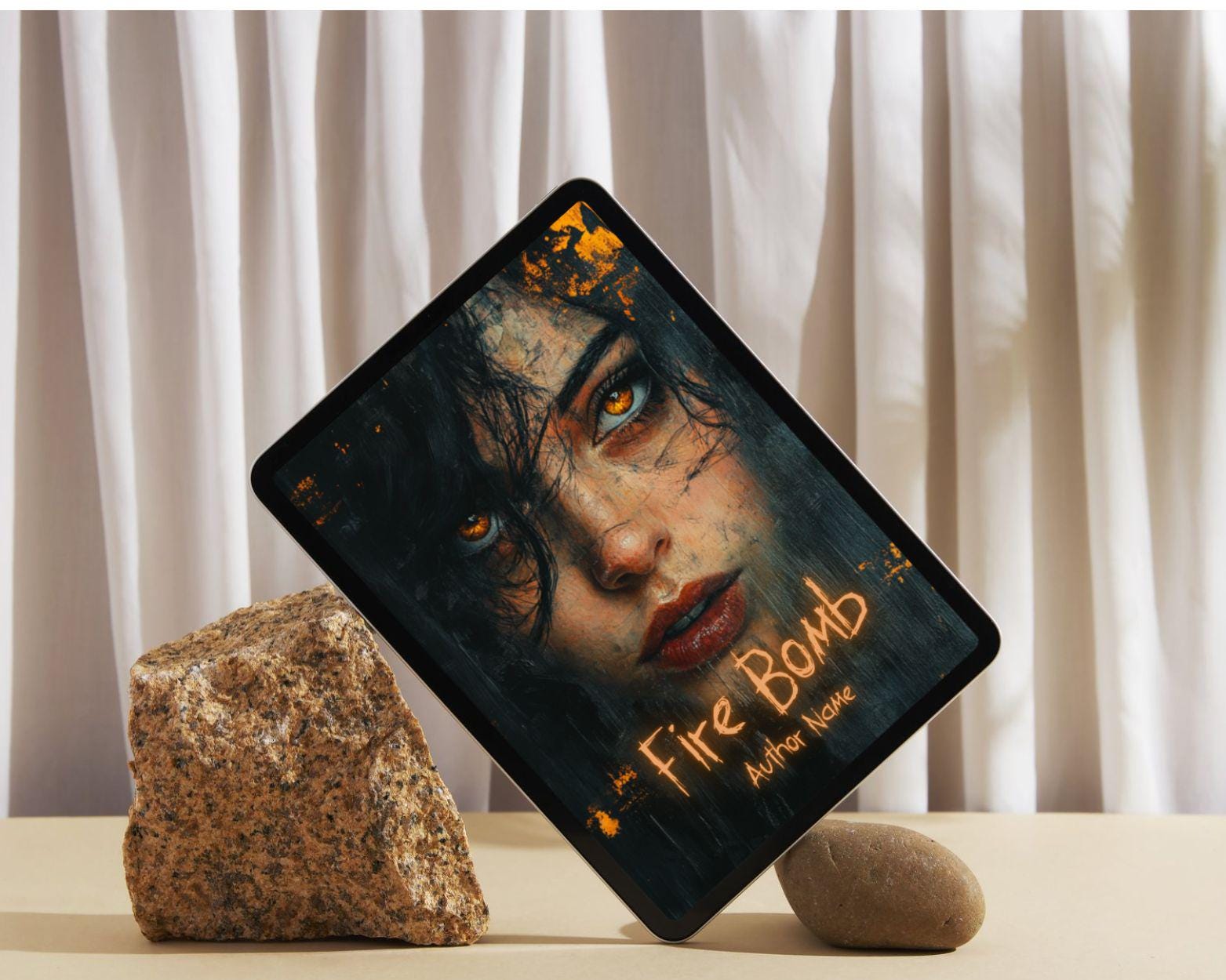 Fire Bomb | Book Cover Premade | Fantasy, Supernatural | Custom Book ...