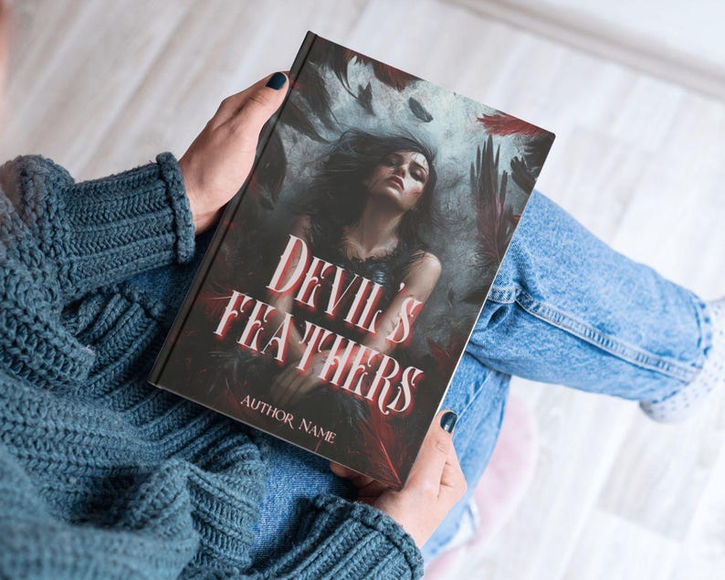 Devil Feathers | Book Cover Premade | Urban Fantasy, Supernatural ...