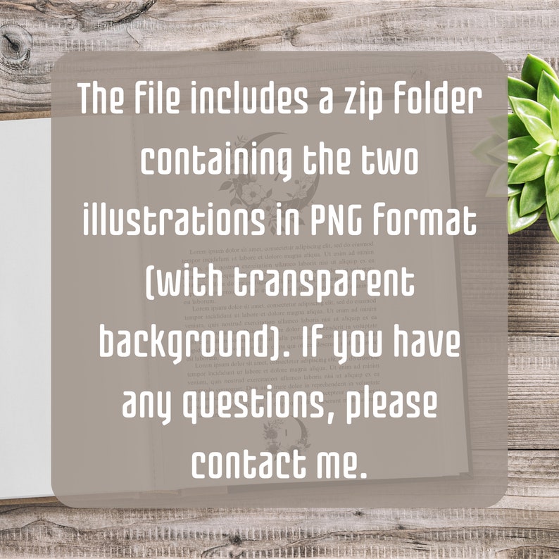 Moon and Flowers Header Chapter | Decorative Headers, Chapter Graphics ...