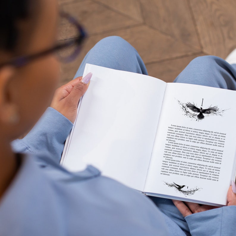 Etheric Raven Header Chapter | Decorative Headers, Chapter Graphics ...