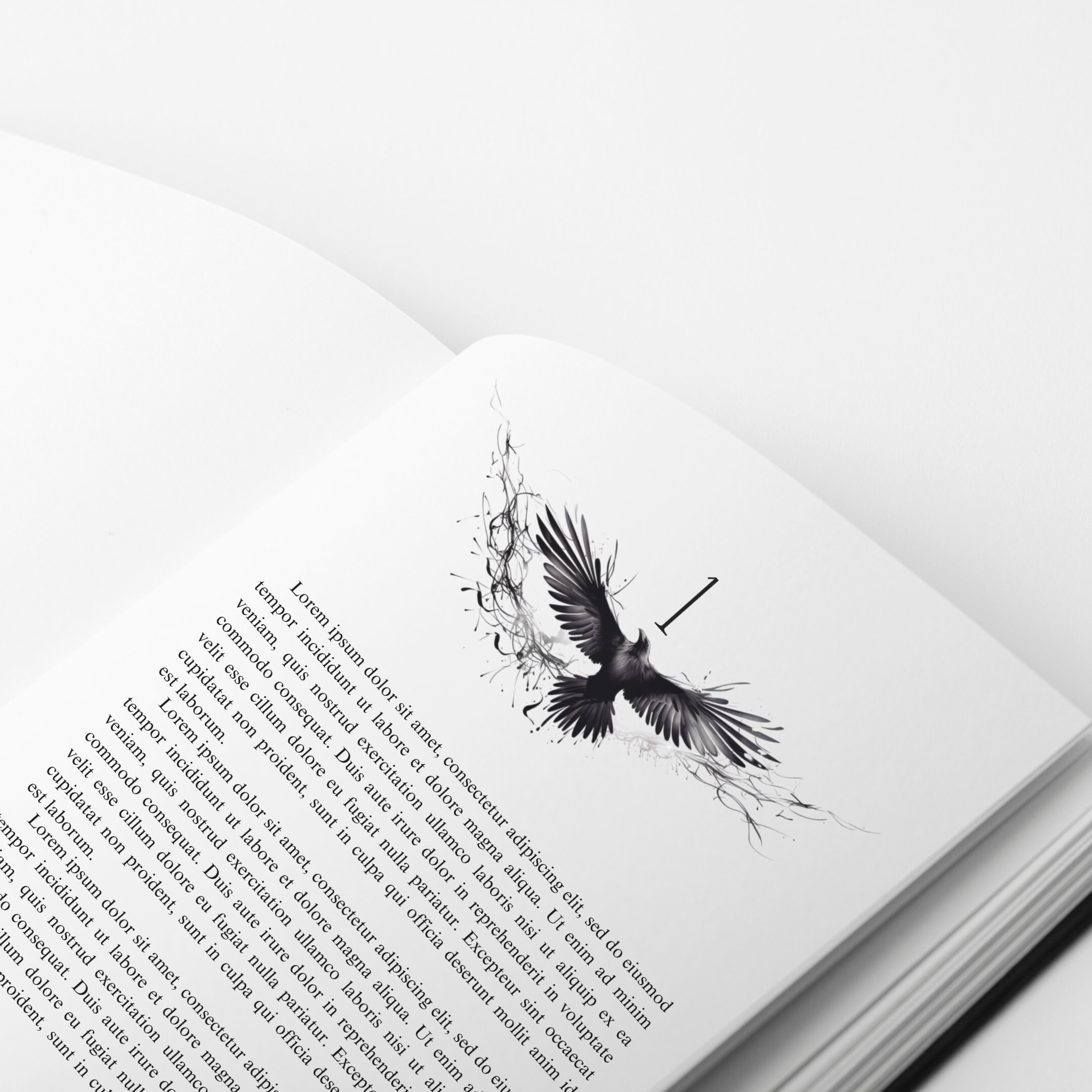 Etheric Raven Header Chapter Decorative Headers, Chapter Graphics ...