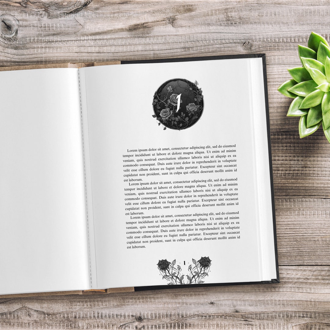 Roses and Thorns Header Chapter | Decorative Headers, Chapter Graphics ...