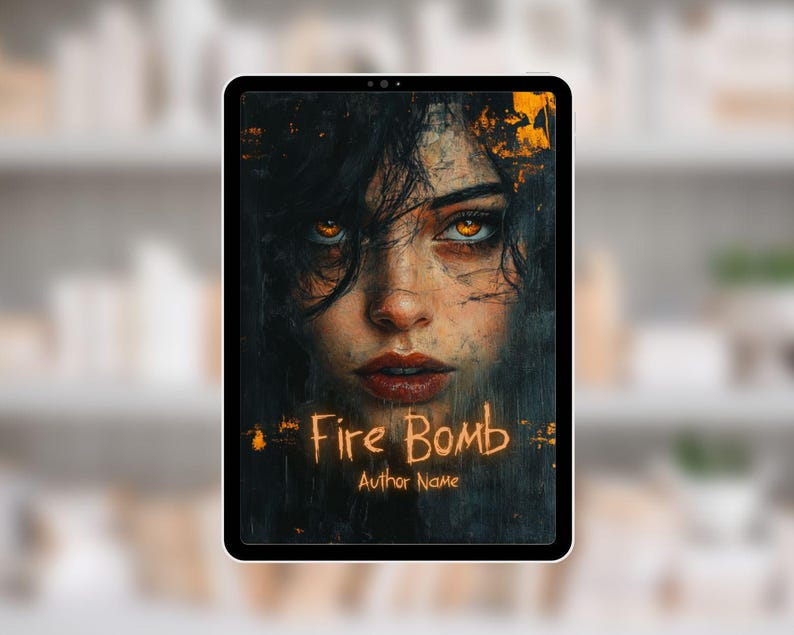 Fire Bomb | Book Cover Premade | Fantasy, Supernatural | Custom Book ...