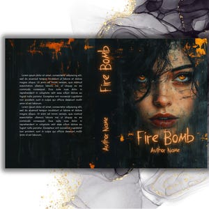 Fire Bomb | Book Cover Premade | Fantasy, Supernatural | Custom Book ...