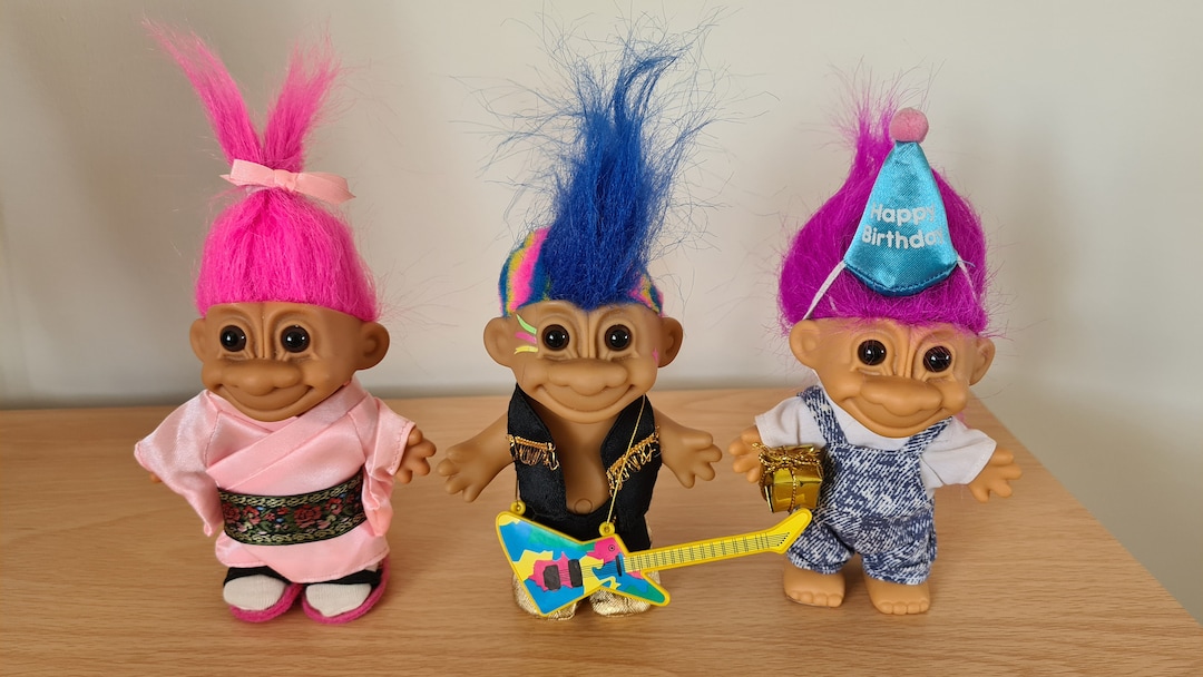 Vintage 1990s Troll Figures. Great Condition - Etsy