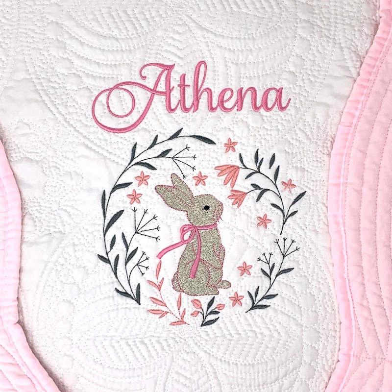 Bunny Baby Quilt - Etsy