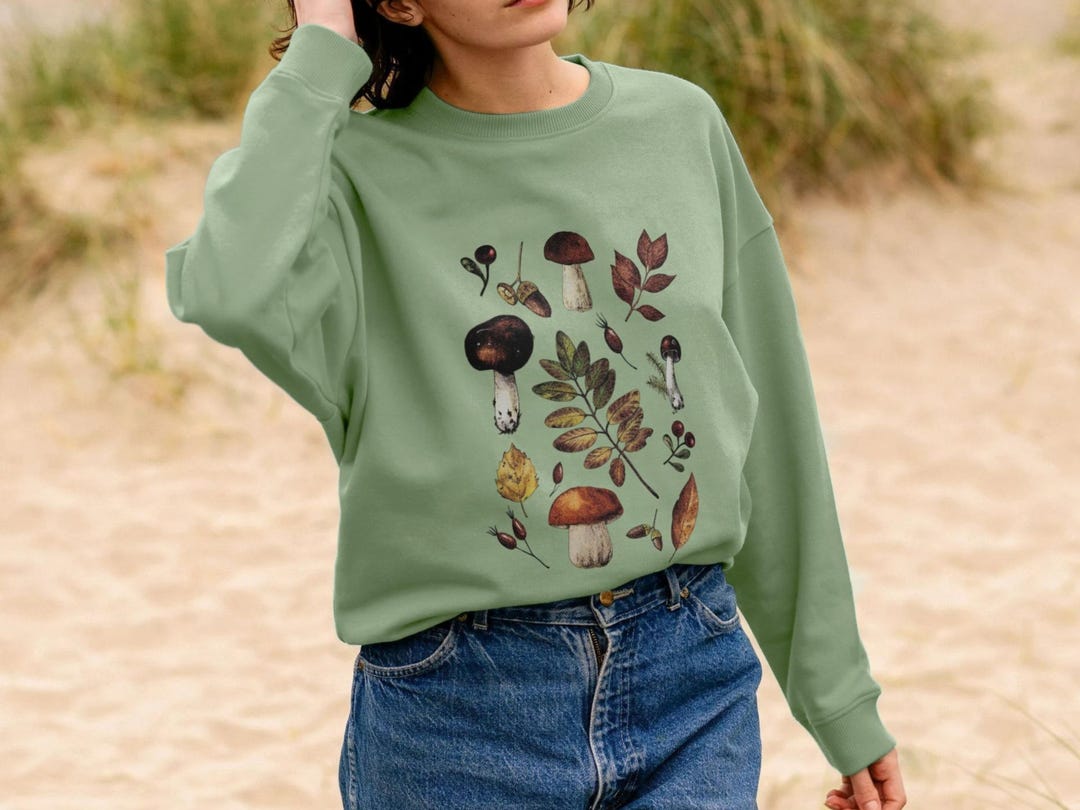 Forest Forager Oversized Sweater, Forestcore Sweater, Goblincore ...