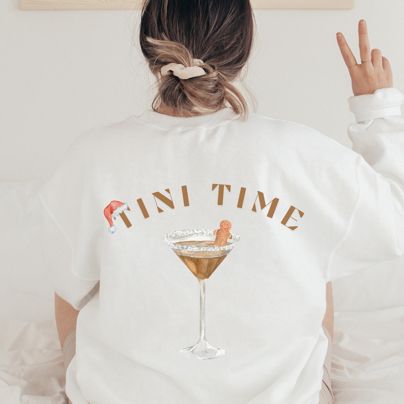 Tini Time Sweatshirt, Gingerbread Martini Gift, in My Martini Era ...