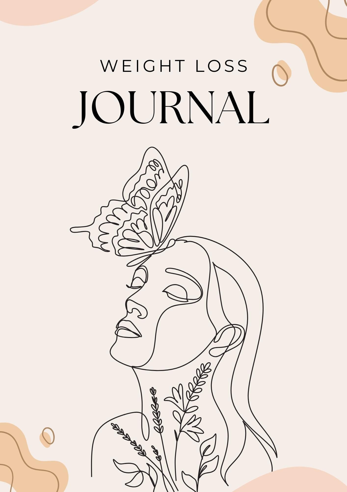 Weight Loss Journal Printable - Undated Editable - 17 Pages - Instant ...