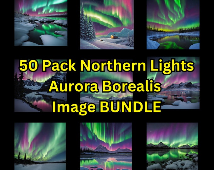 Northern Lights Clipart Vector Graphic Svg Png Jpg Eps Northern Scene ...