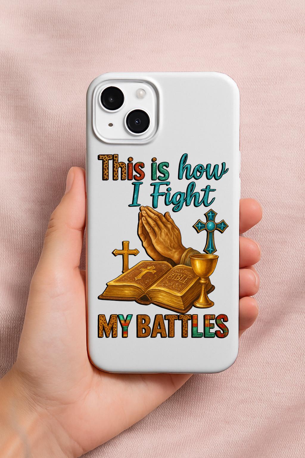 This is How I Fight My Battles PNG – Christian Prayer Hands Clipart ...