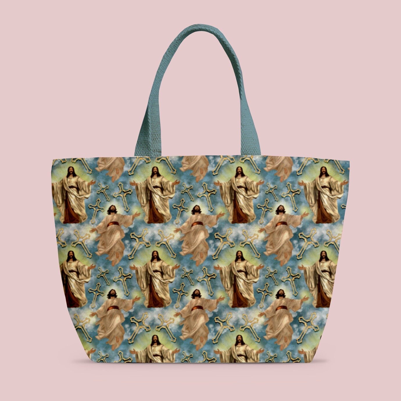 Faith Jesus Christ Seamless Digital Pattern, Digital Paper, Jesus ...