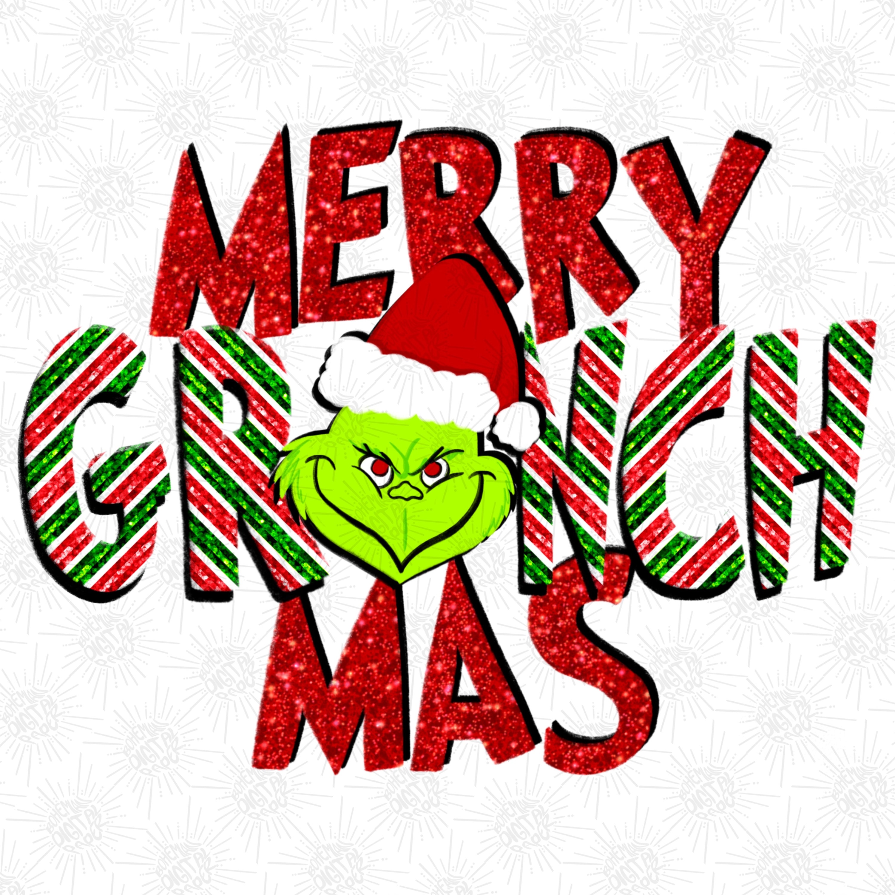 Merry Grinchmas PNG, Christmas Merry Grinchmas PNG, Christmas Merry ...