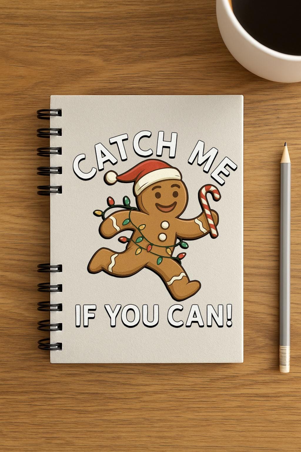 Catch Me If You Can Gingerbread PNG • Cute Christmas Cookie Clipart ...