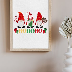 Christmas Gnomes PNG, Ho Ho Ho Christmas PNG, Christmas Gnomes Ho Ho Ho ...