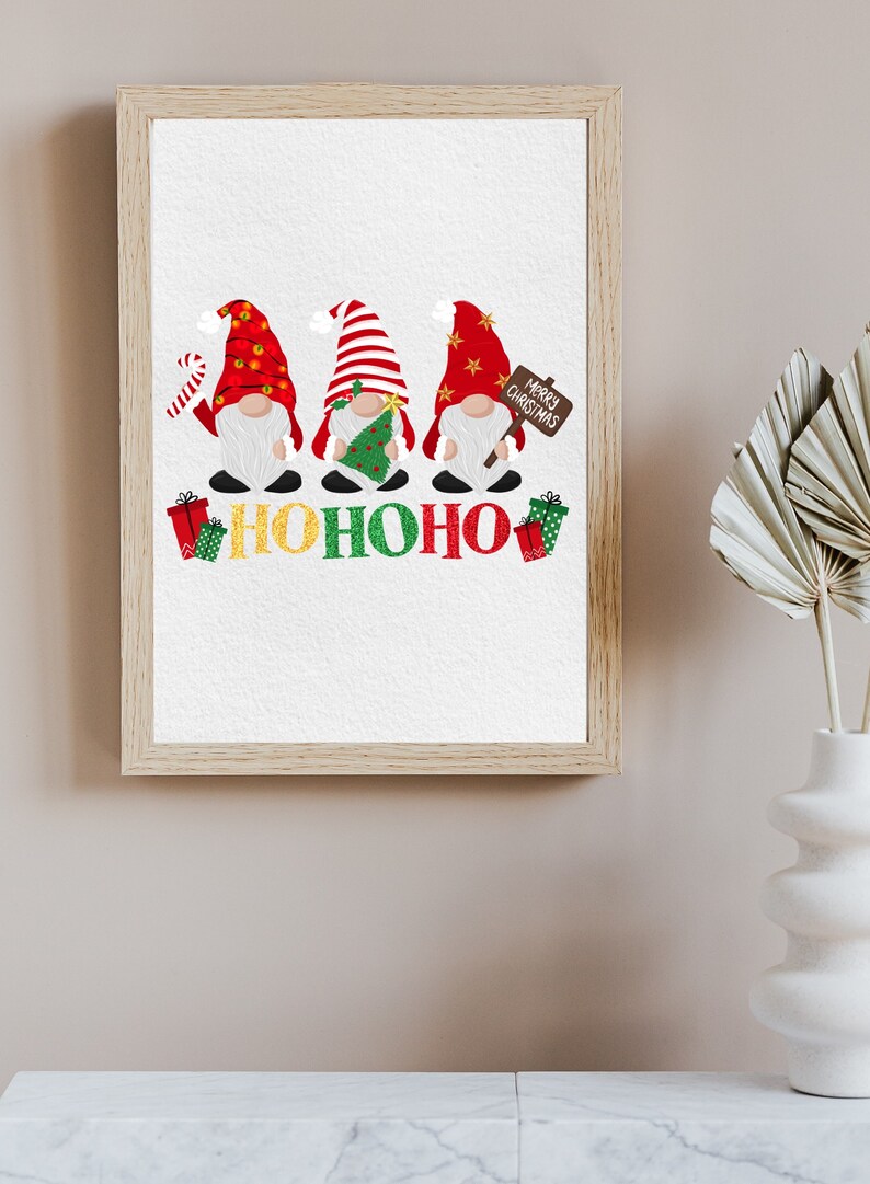 Christmas Gnomes PNG, Ho Ho Ho Christmas PNG, Christmas Gnomes Ho Ho Ho ...