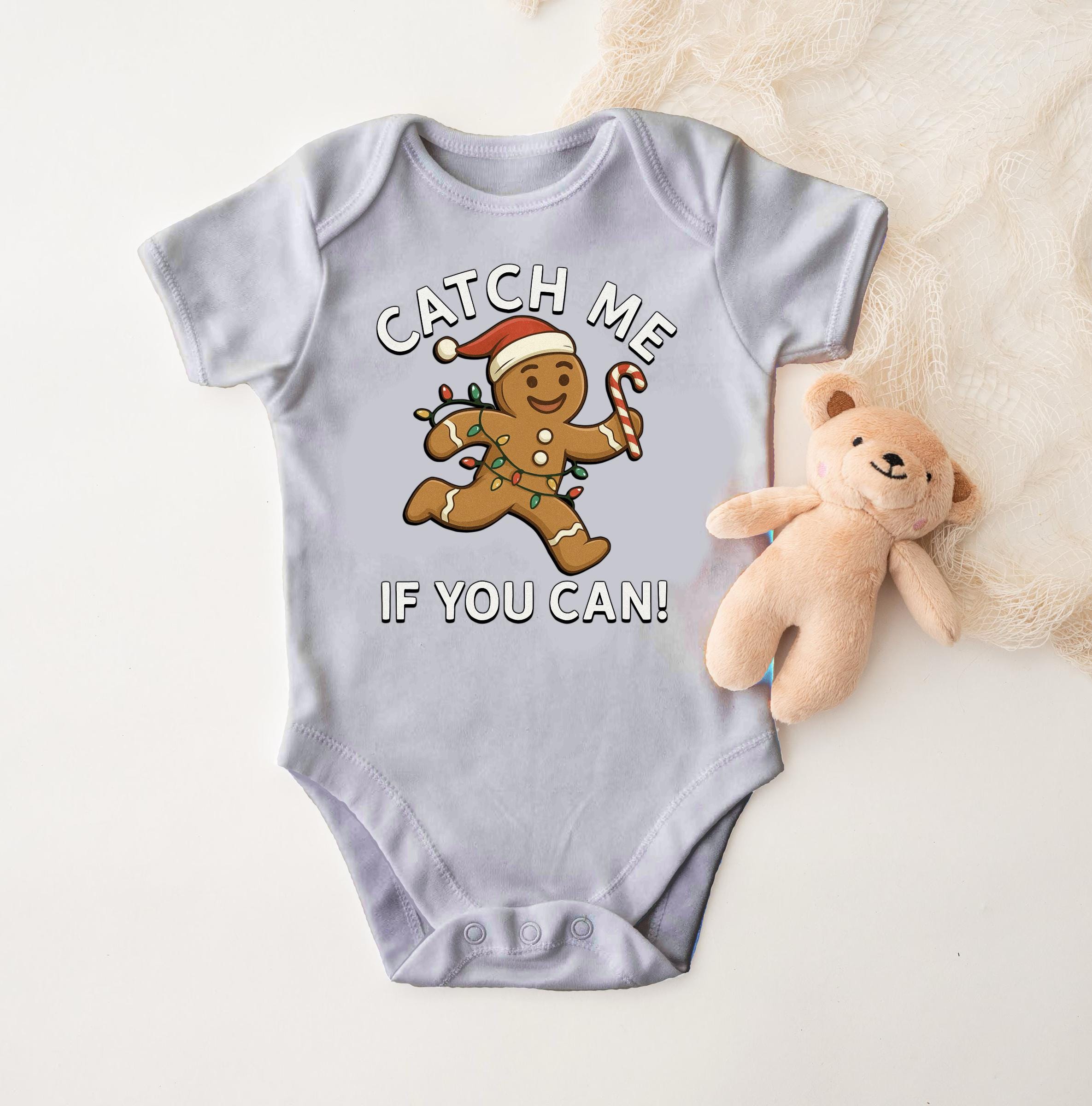 Catch Me If You Can Gingerbread PNG • Cute Christmas Cookie Clipart ...