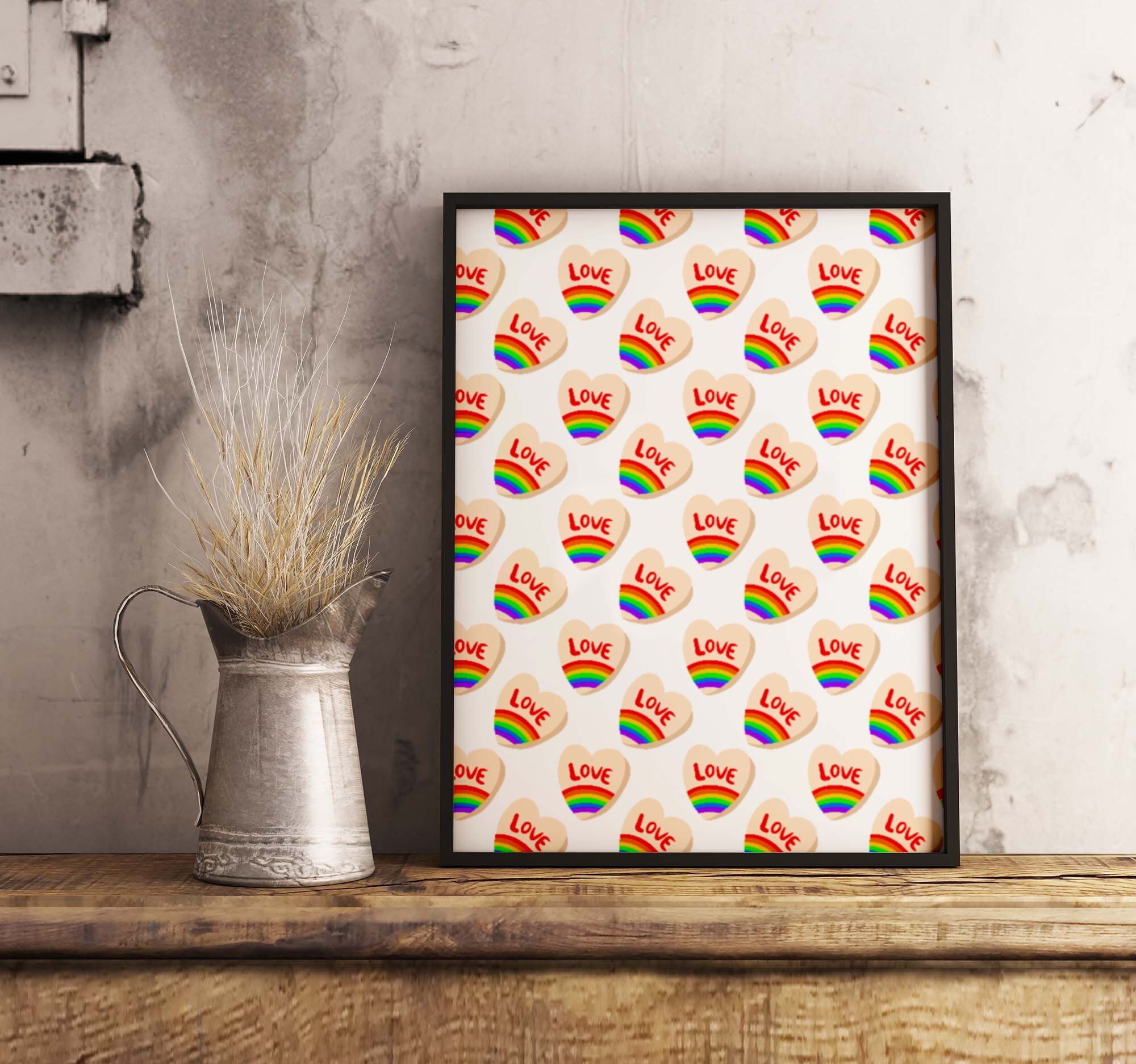 100 LGBTQ Pride Seamless Digital Papers Love is Love - Etsy