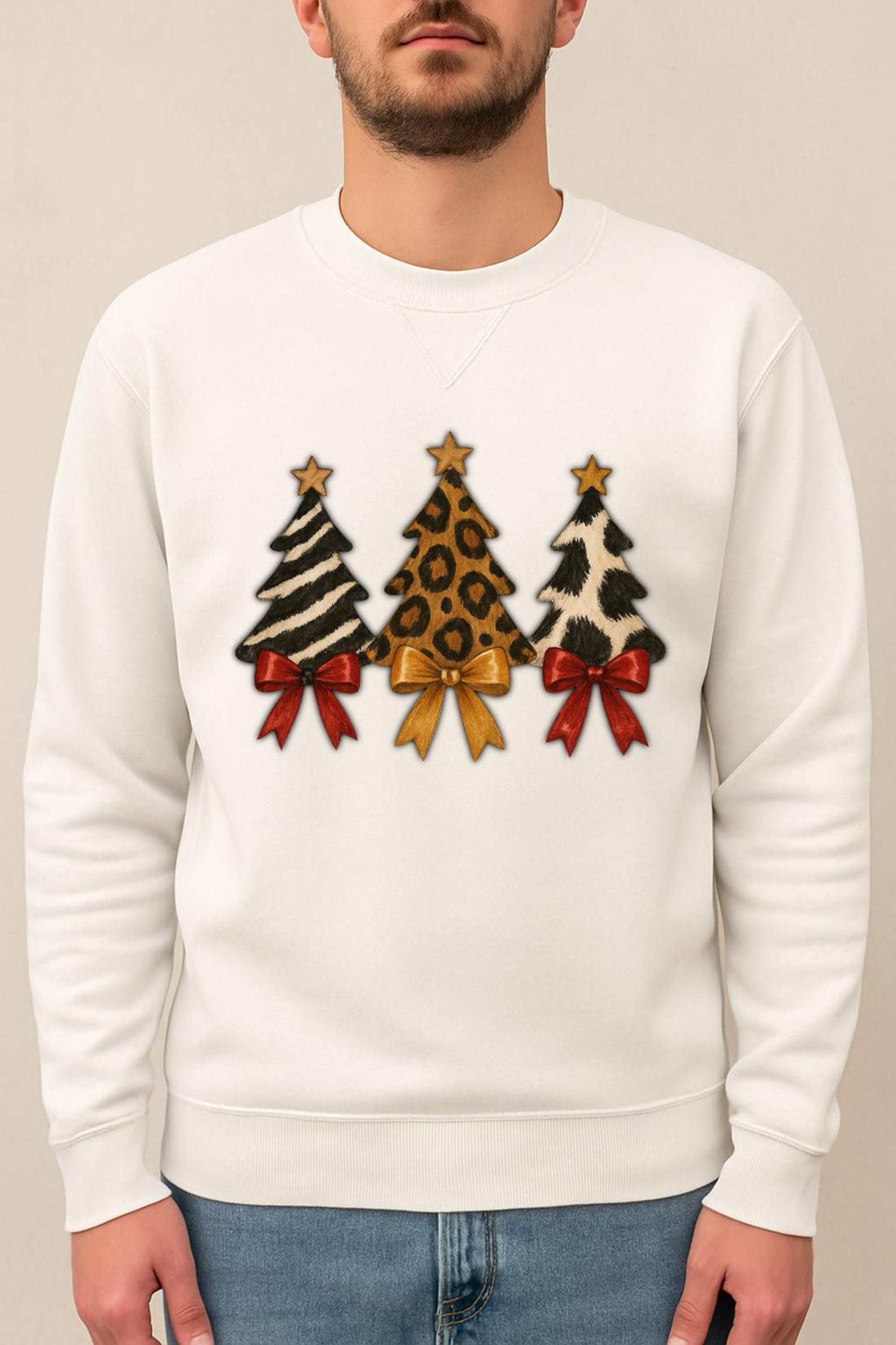 Animal Print Christmas Trees PNG – Leopard Zebra Cow Holiday Clipart - Etsy