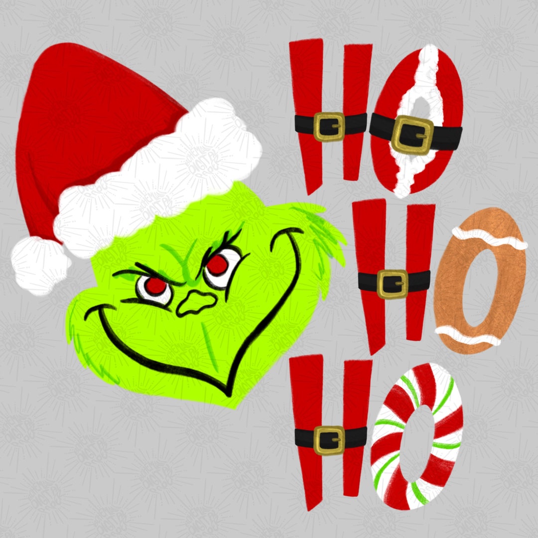 Merry Grinchmas Ho Ho Ho PNG, Christmas Merry Grinchmas Ho Ho Ho PNG ...