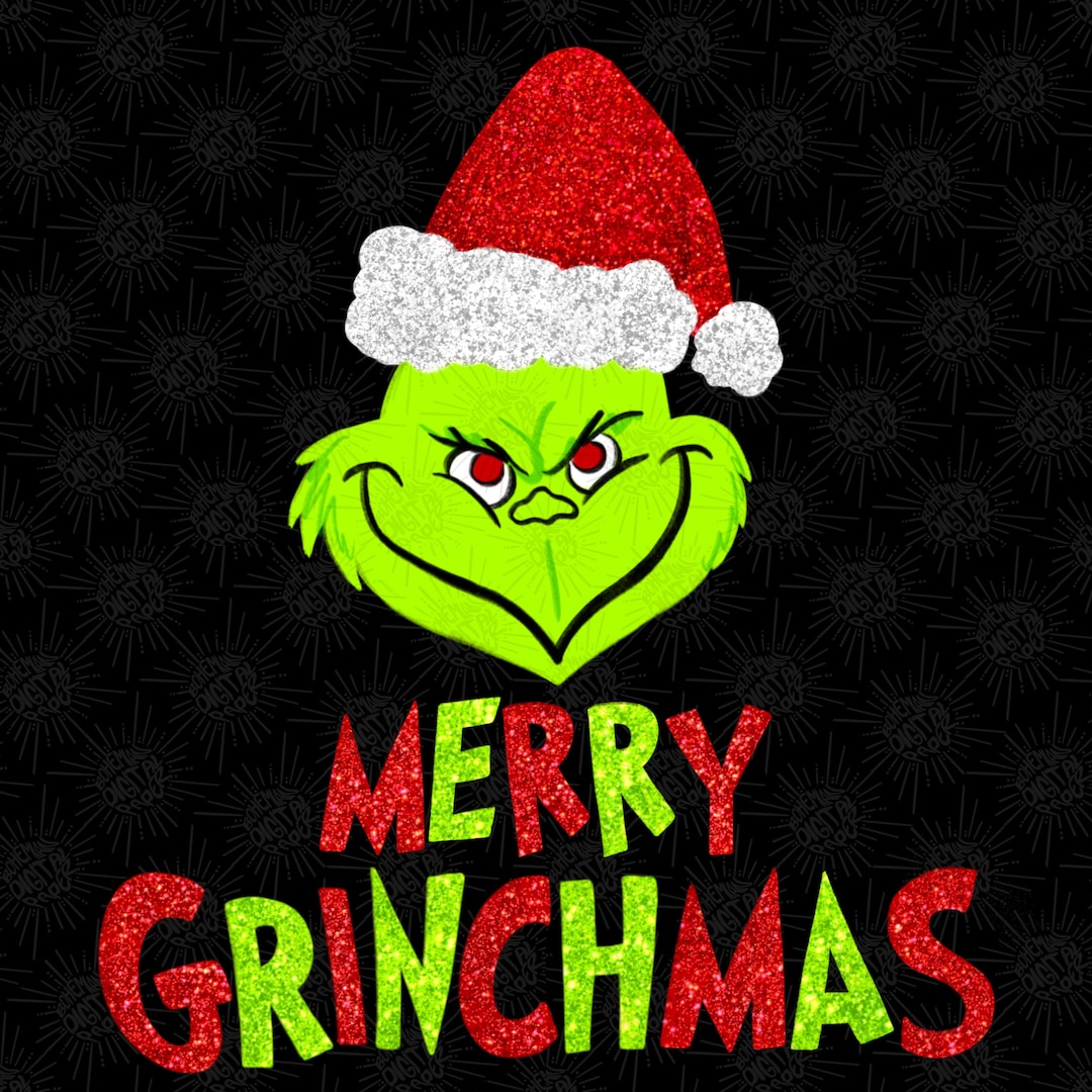 Merry Grinchmas PNG, Christmas Merry Grinchmas PNG, Christmas Merry ...